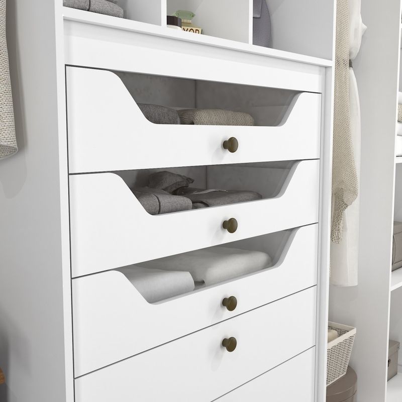 Guarda Roupa Casal em MDF 3 Portas Correr 4 Espelhos 7 Prateleiras 6 ...